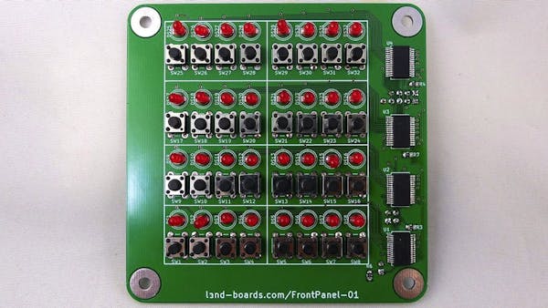 Land Boards Launches I2C Push-Button Front Panel for Your Next Retro ...