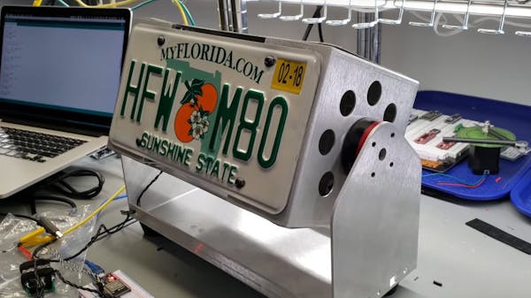 License Plate Spinner Not(?) for Spies - Hackster.io