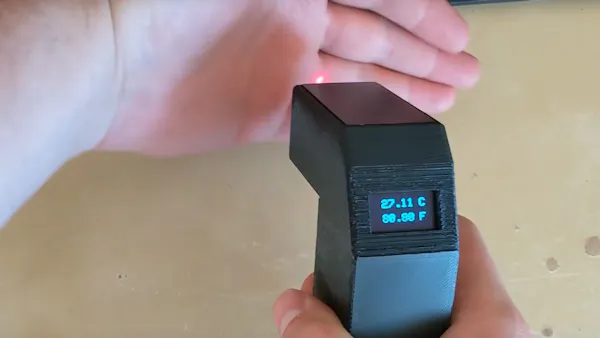 Make Your Own IR Thermometer - Hackster.io