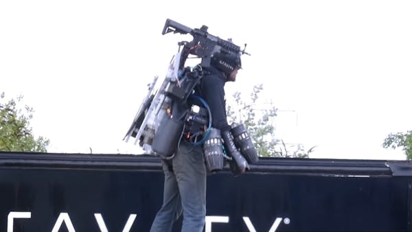 Jet Suit Head-Tracking Shoulder Turret - Hackster.io