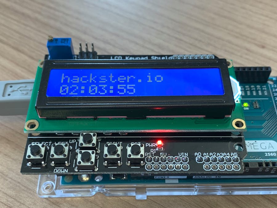 Digital Watch On Arduino Using A Finite State Machine Arduino Project Hub