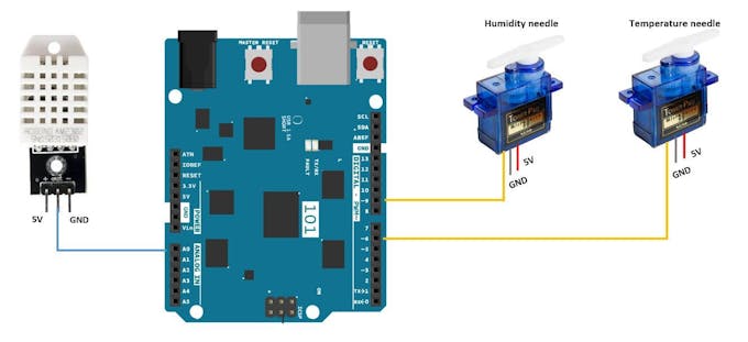 Temperature and Humidity Indicator by Arduino - Arduino Project Hub