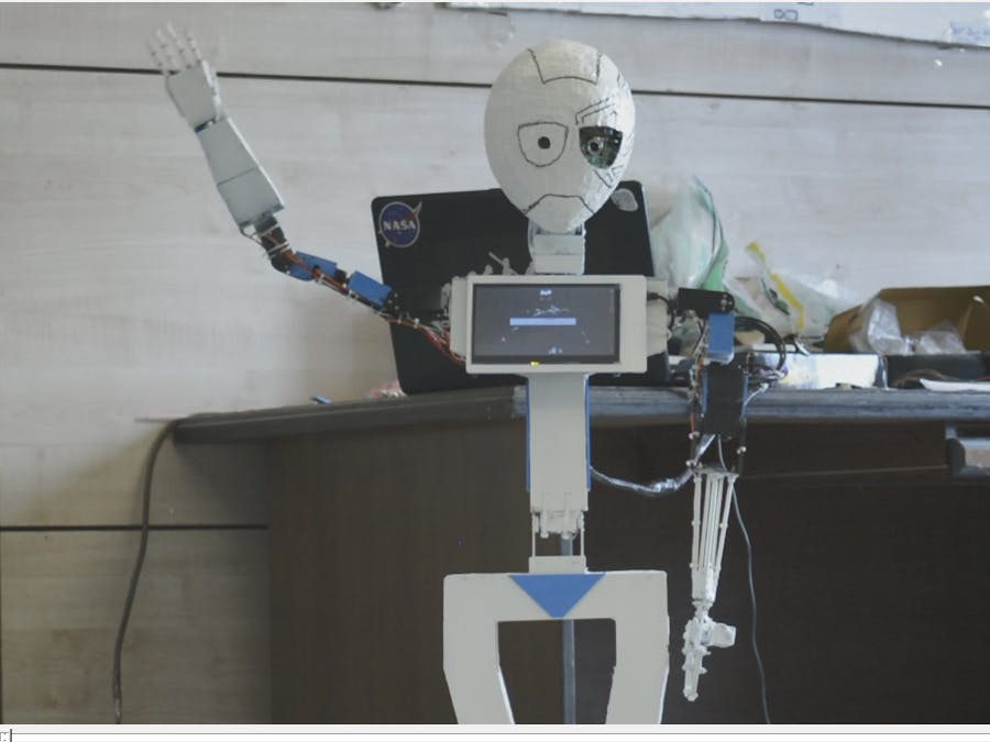 Mia 1 Open Source Advanced Handmade Humanoid Robot Arduino Project Hub