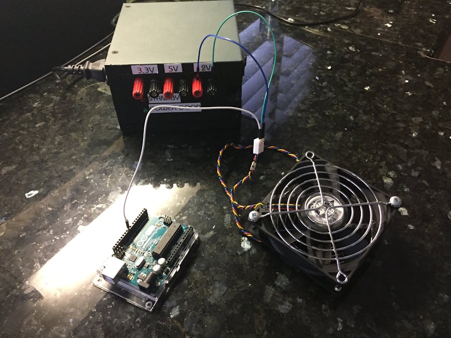 25 kHz 4 Pin PWM Fan Control with Arduino Uno | Trybotics 25 kHz 4 Pin PWM Fan Control with Arduino Uno | Trybotics