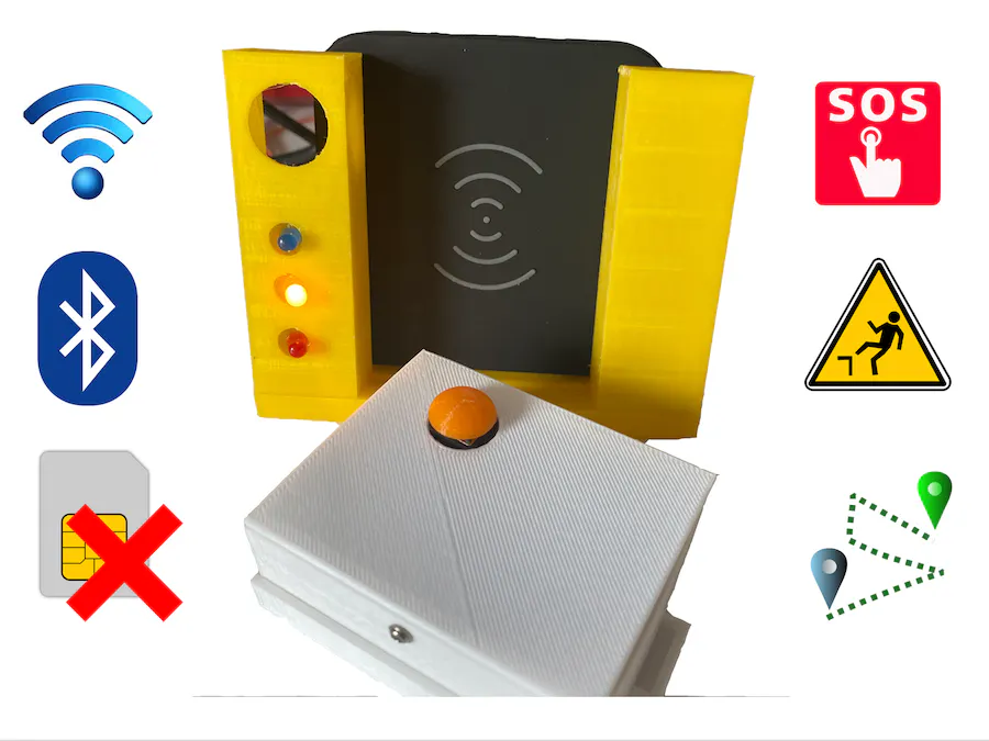 Fall Detection Wearable+Panic Button+Indoor tracking - Hackster.io