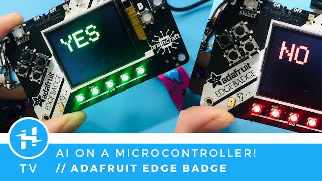 🛠 AI on Adafruit's Edge Badge! - Hackster.io