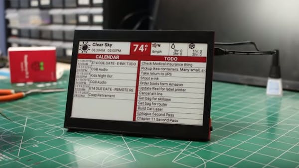 An E Ink Display Is Perfect for This Raspberry Pi-Based Task Organizer - Hackster.io