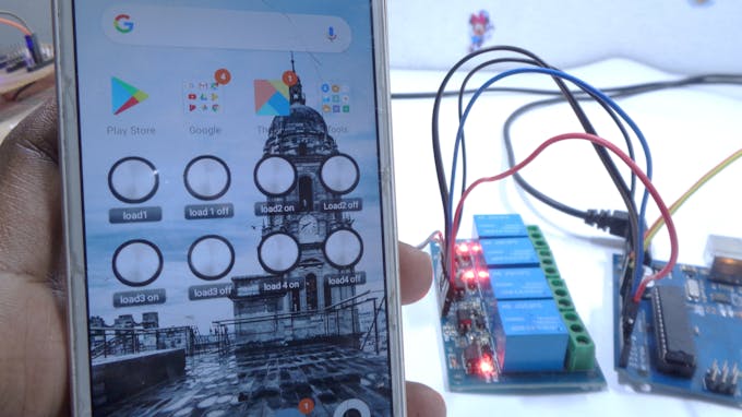 Home Automation Using Esp8266 Wi Fi Module Without Internet Trybotics 5919
