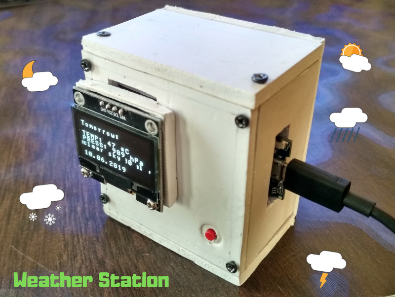 Simple Weather Station V2.0 - Hackster.io