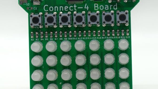LED Connect Four on a Circuit Board - Hackster.io
