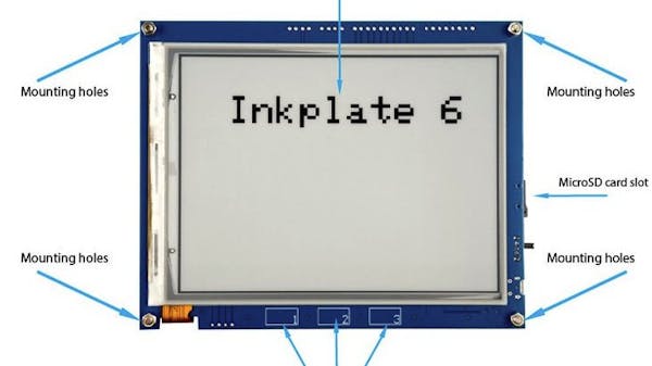 The Inkplate 6 Turns Recycled Amazon Kindle Screens Into Esp32 Based Low Power Wireless Displays 