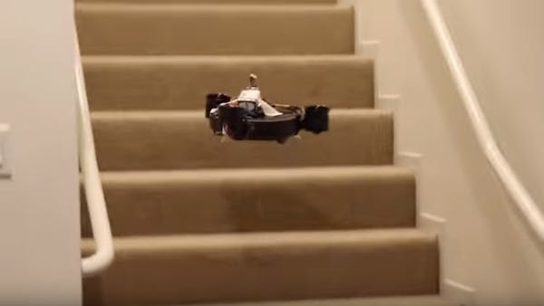 This Flying Roomba Is Perfect for Vacuuming Multiple Floors - Hackster.io