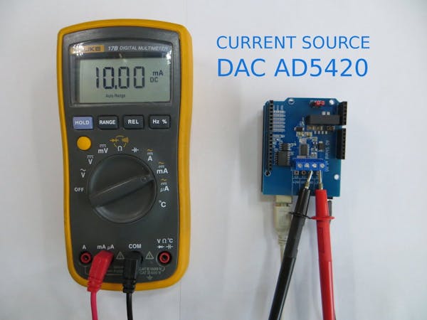 Current Source Dac Ad5420 And Arduino Uno Arduino Project Hub 