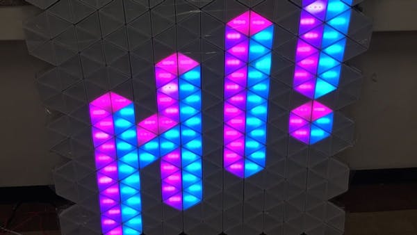 Create Stereoscopic Patterns with 312 LED Triangles - Hackster.io