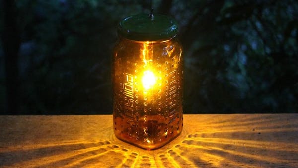Filament Bulb LED Lighting Jar Shines Bright at Night - Hackster.io