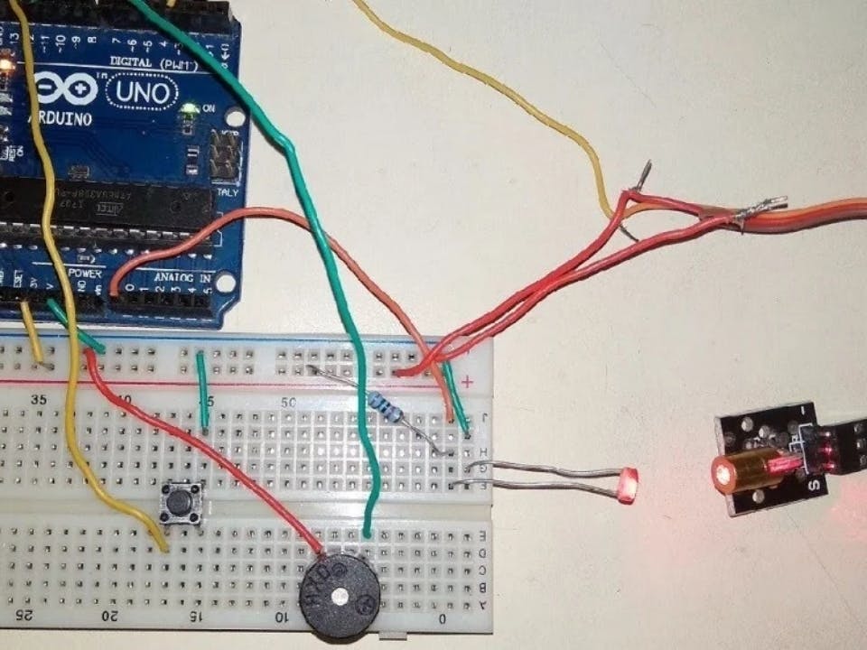 Laser Based Security System With Arduino - Hackster.io Laser Based Security System With Arduino - Hackster.io
