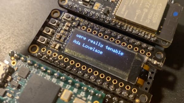 Scott Shawcroft Demos CircuitPython Compatibility on the Teensy 4.0 ...