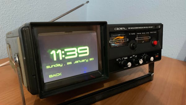 Vintage TV Becomes a Fallout-Style Retro Computer - Hackster.io