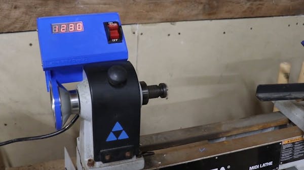 Add a DIY Digital RPM Readout to Your Wood Lathe - Hackster.io