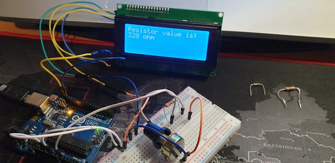 Ohm Meter With Arduino Uno Arduino Project Hub 