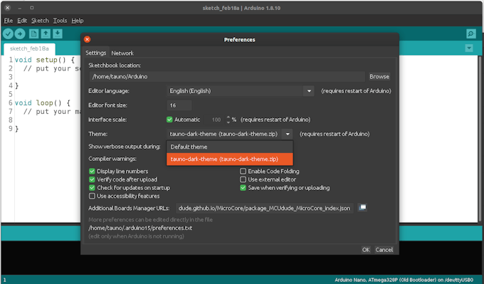 Arduino Dark Theme Arduino Project Hub 