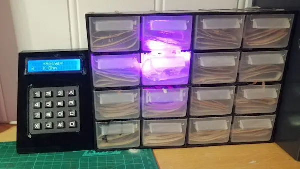 Light-Up Storage System Makes It Easier to Find Resistors - Hackster.io
