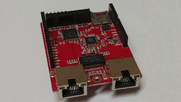 Elsofgel Launches Dual-Port PIC32MX-Powered ARSHXNS Arduino Ethernet Shield - Hackster.io