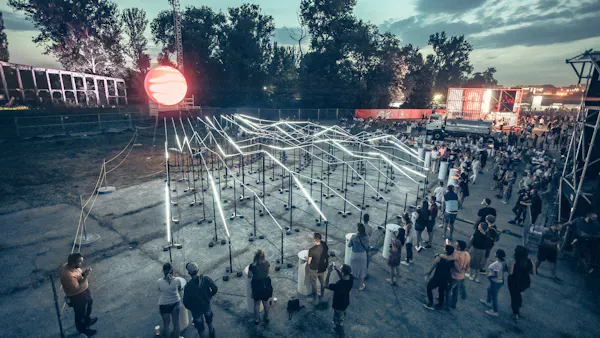 THE LIGHTWAVES Is an Interactive Light and Drum Installation - Hackster.io