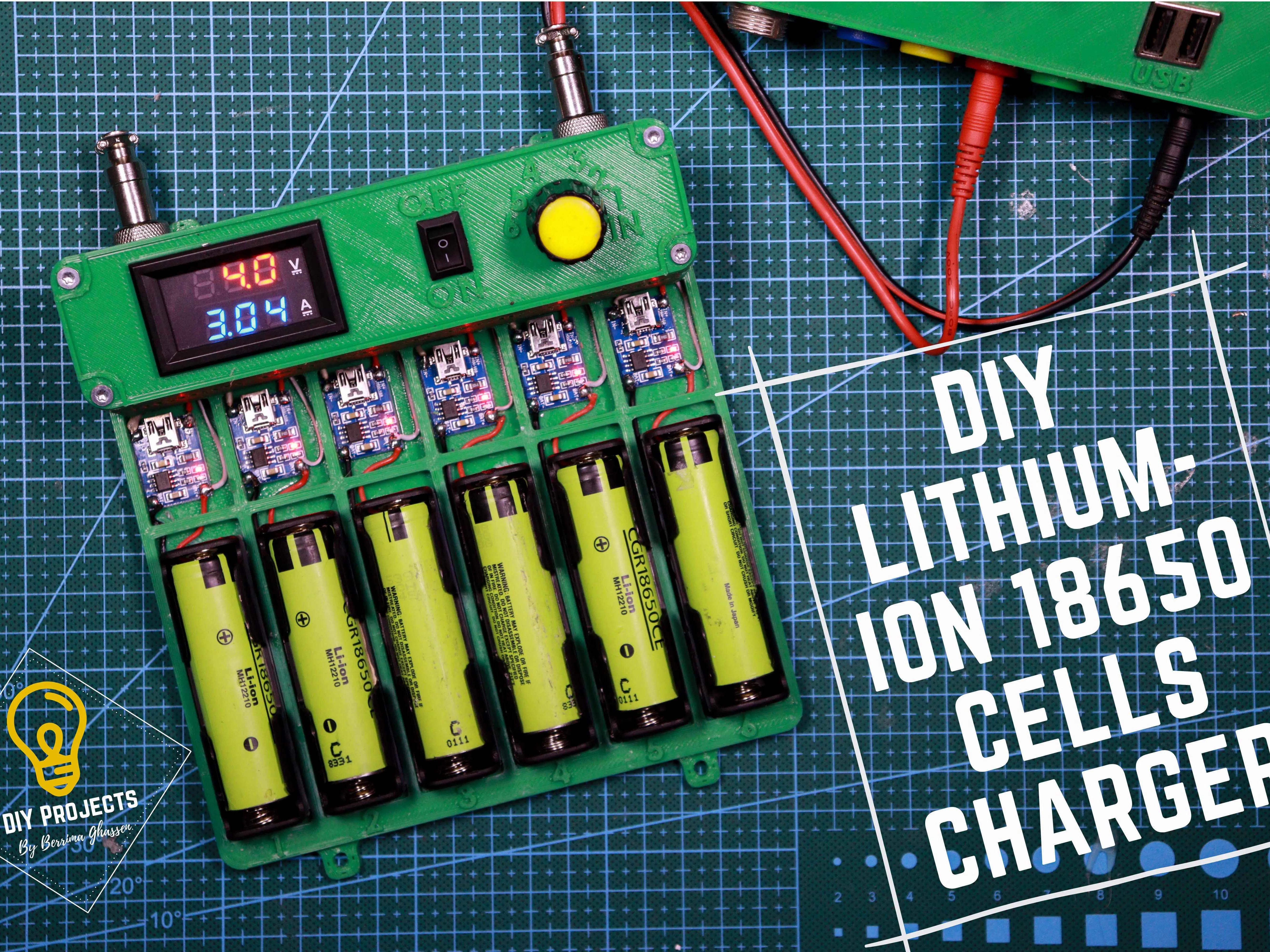 DIY Lithium-ion 18650 Cells Charger - Hackster.io