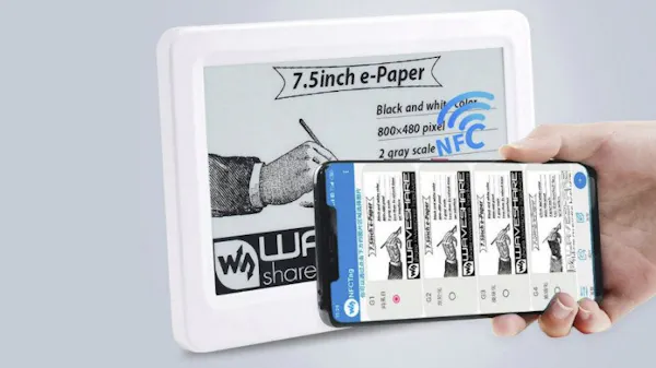 Waveshare's 4.2" and 7.5" ePaper Modules Take Both Data and Power From ...