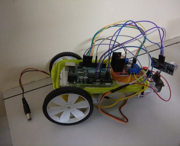 Obstacle Avoiding Robot Using Servo Motor Arduino Project Hub