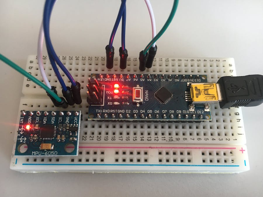 Accelerator Mpu 6050 Arduino Project Hub