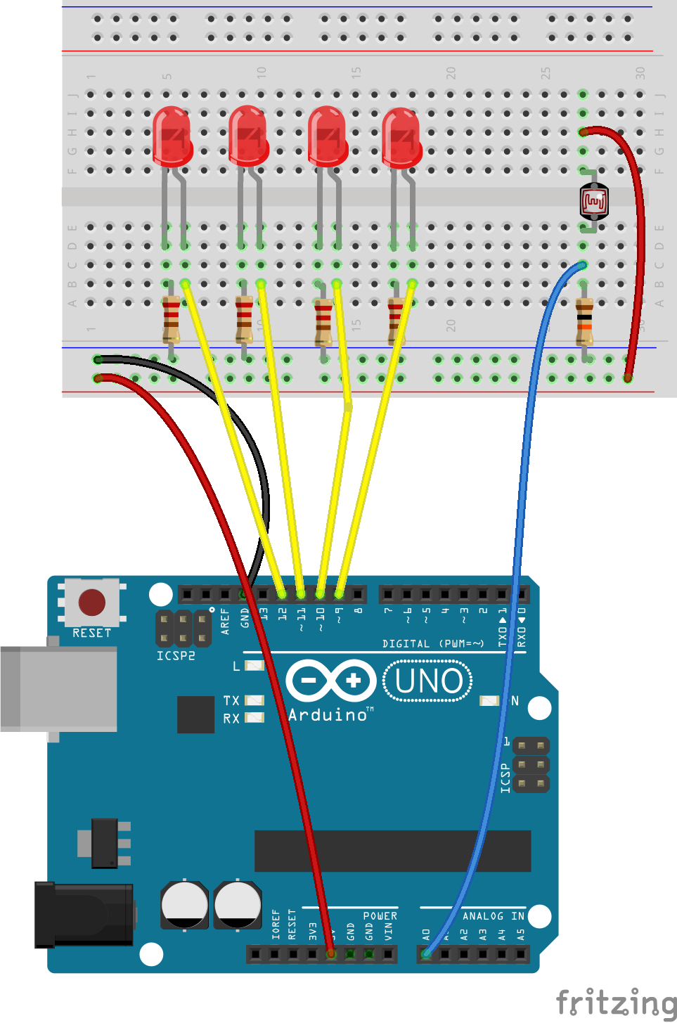 Tutorial Arduino Membaca Sensor Ldr Dan Kontrol Lampu Menyalakan Led