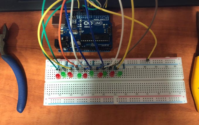 Scrolling LEDS (Chasing LEDS) using Arduino Uno - Arduino Project Hub Scrolling LEDS (Chasing LEDS) using Arduino Uno - Arduino Project Hub