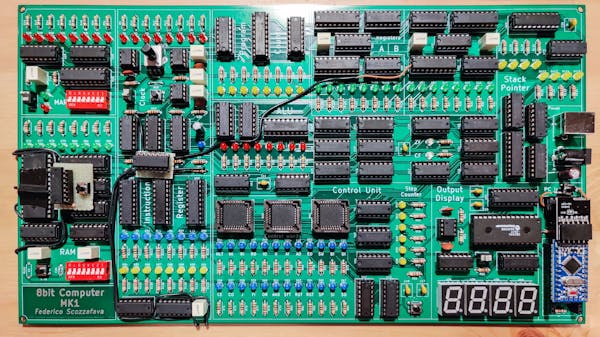 See "Inside" of a CPU with the MK1 8bit Computer - Hackster.io