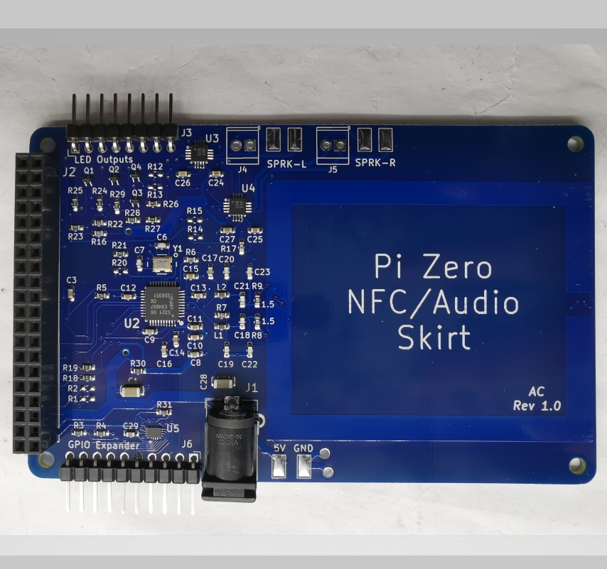 Raspberry Pi NFC/Audio Skirt - Hackster.io