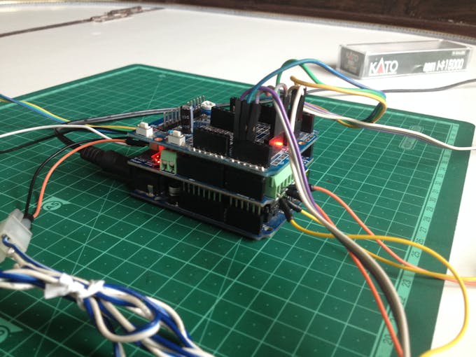 Automated Model Railroad Layout Running Two Trains V20 Arduino Project Hub 