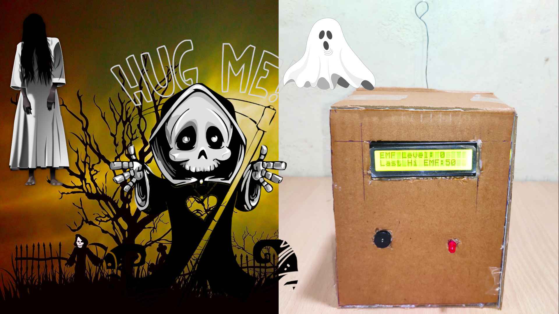 How to make Arduino EMF ghost detector with LCD - Hackster.io