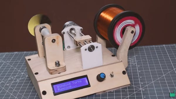 This Arduino Controlled Machine Winds Custom Solenoids 
