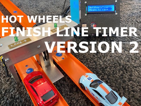 Hot Wheels Finish Line And Race Timer Arduino Project Hub