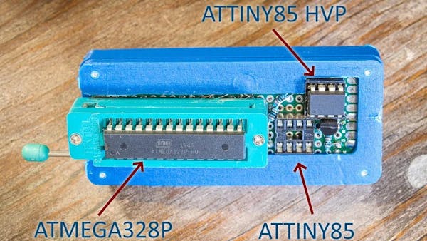 A High-Voltage ATtiny85 Programmer - Hackster.io