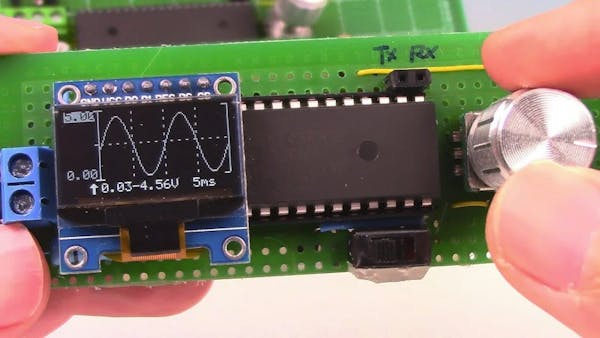 This Build Puts a Basic Digital Storage Oscilloscope in the Palm of ...