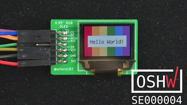 Arturo182's 16-Bit Color OLED PMOD Board Is Certified Open Source Hardware — and Available Now ...