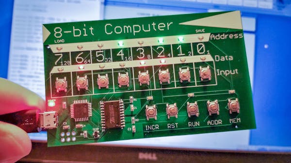 Credit Card-Sized 8-Bit Computer Teaches Machine Language - Hackster.io