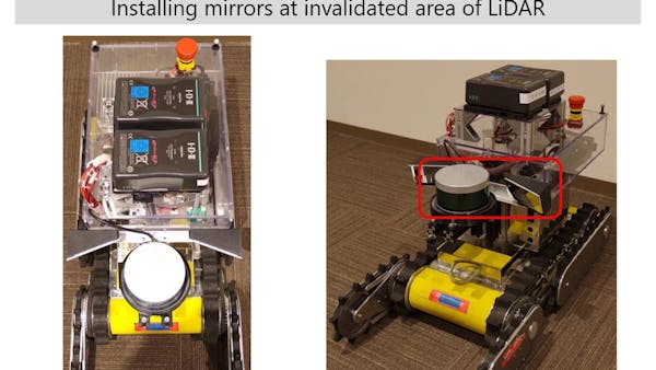 Improving 3D LiDAR Using Mirrors Mounted on Robots - Hackster.io