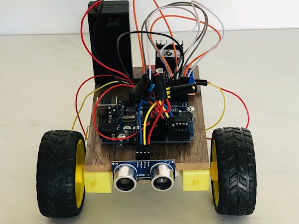 Self Driving Arduino Car Using L298n Motor Driver Arduino Project Hub