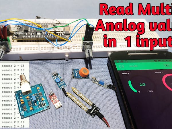 How To Read Multiple Analog Values Using One Analog Pin Arduino Project Hub