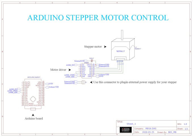 Large Stepper Motor Control A4988 - Arduino Project Hub