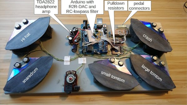 An Arduino-Only Electronic Drum Kit - Hackster.io