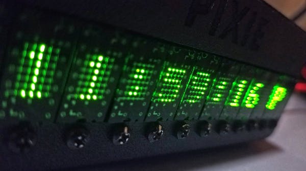 Rediscover the Beauty of Dot Matrix Displays with Pixie, From Lixie ...